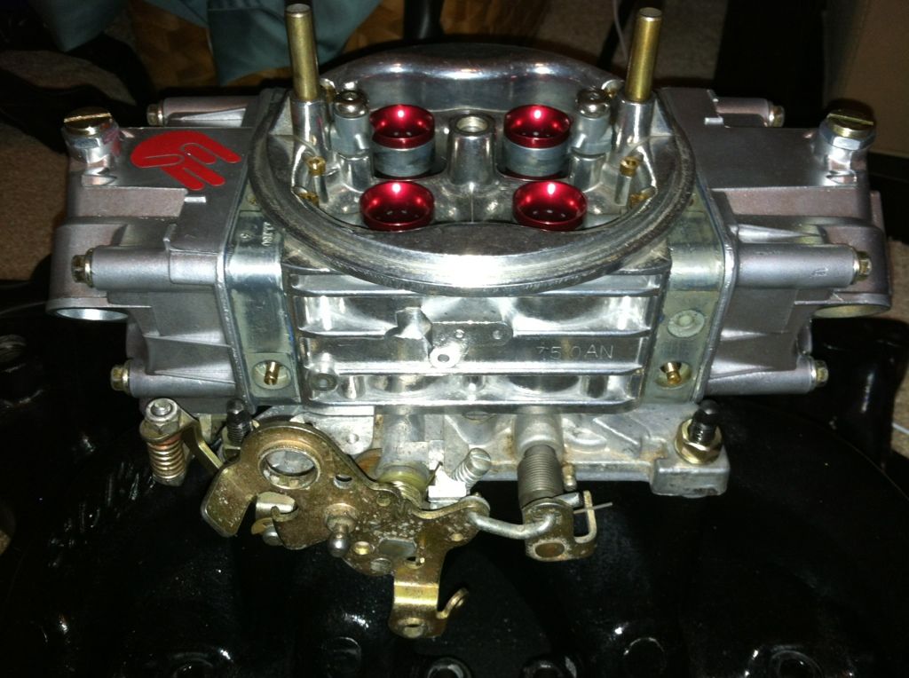 For Sale Holley 750 DP Blow through carb and carb hat - Ford Mustang ... For Sale Holley 750 DP Blow through carb and carb hat - Ford Mustang ...