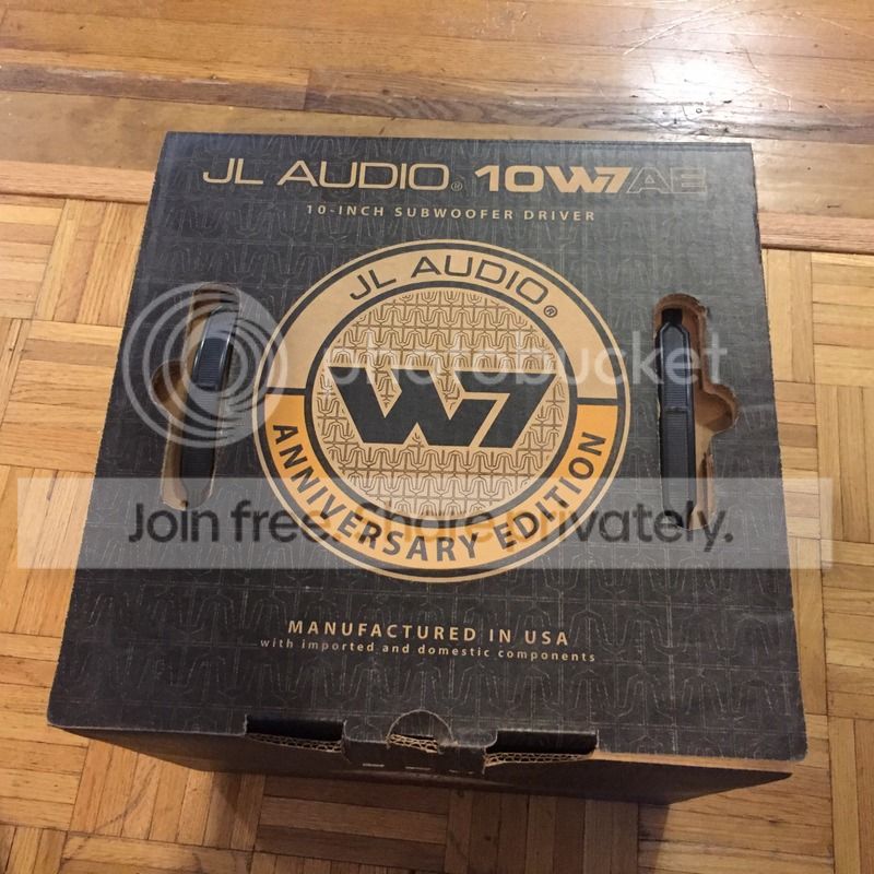 JL 10W7 AE Original Box FREE JL Grill | DIYMobileAudio.com Car Stereo Forum