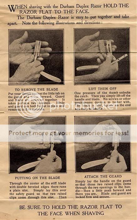 Razor instructions | TheShaveDen