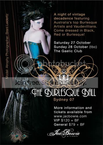 The Burlesque Ball 2007 | jac bowie pr & events