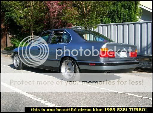 1991 535i Turbo Borbet Type A 17x10...SPASTIC?